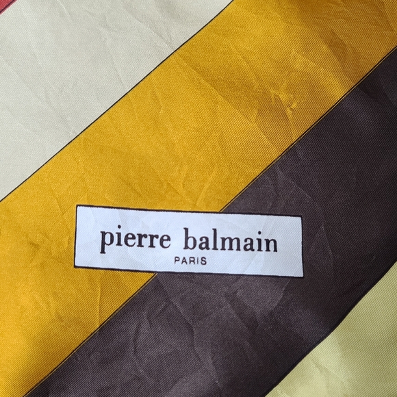Pierre Balmain | Accessories | Pierre Balmain Paris Multicolor Striped ...